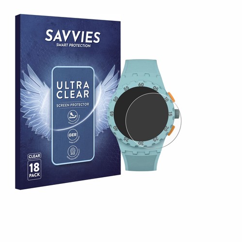 18 Pezzi Proteggi Schermo per Swatch New Chrono Plastic SUSL401 ...