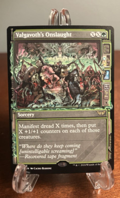 Valgavoth's Onslaught (Showcase) 324 NM MTG Duskmourn Magic DSK Regular ...
