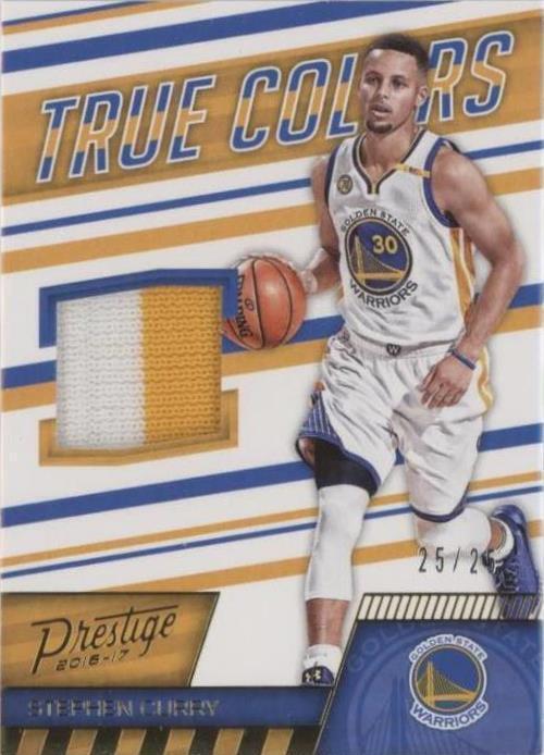 2016-17 Panini Prestige - True Colors Materials Stephen Curry #28 Prime ...