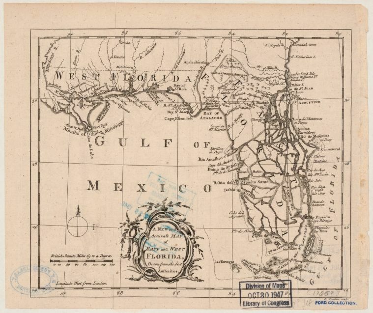 El Mapa De Florida Historical Map Collections » P.K. Yonge Library Of