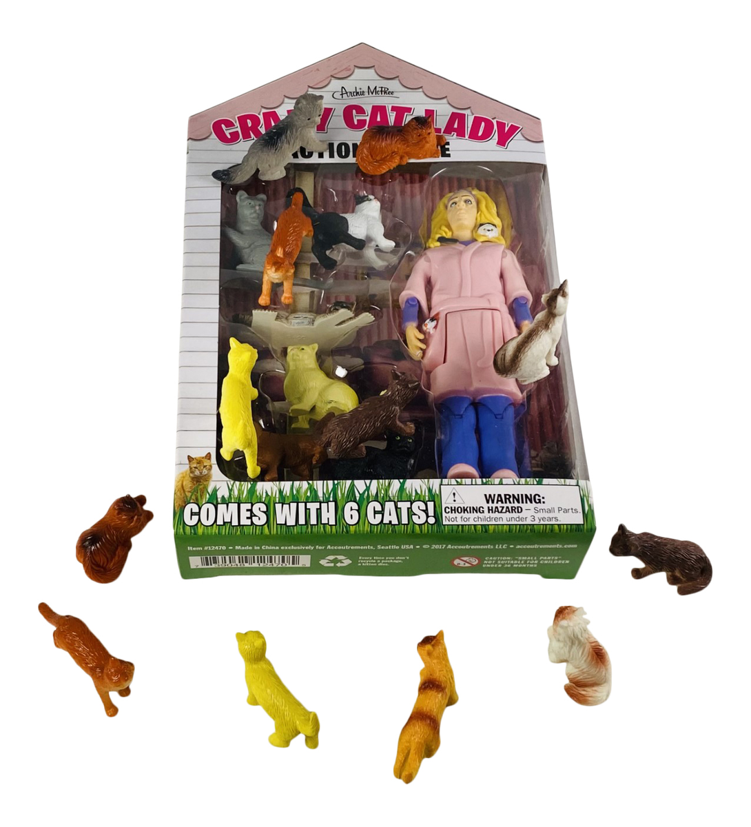 Crazy Cat Lady Starter Kit Action Figure