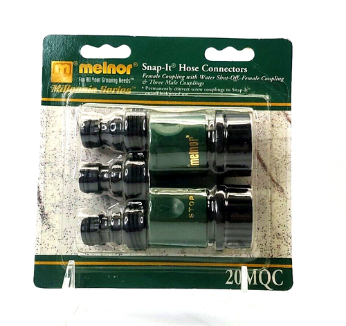 Melnor Quick Connect Snap-It Hose Connectors 5 Piece Set 20MQC | eBay