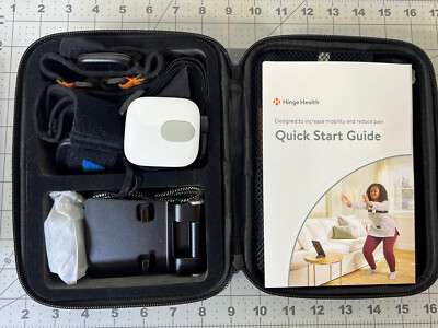 Hinge Health Exercise Therapy Kit with Sensor In Carrying Case | eBay