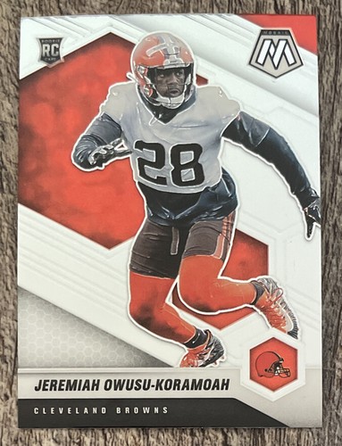 Jeremiah Owusu-Koramoah 2021 Panini Mosaic #365 RC ROOKIE CARD ...