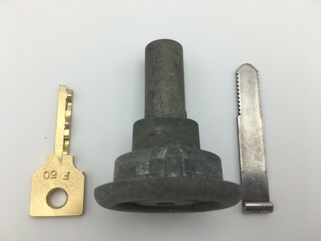 Lock Key and Bar Complete Set for Vintage Ford Gum Machine Gumball ...