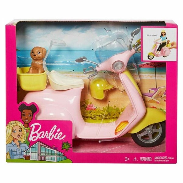 Barbie FRP56 ESTATE Mo-Ped Motorbike for Doll Pink Scooter for sale ...