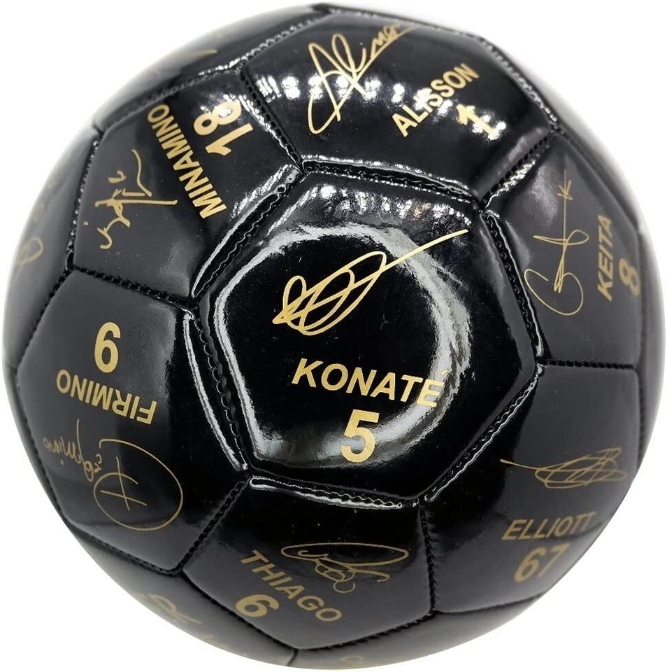 Liverpool Soccer Ball Officially Licensed Size 2 Limited Edition Black ...