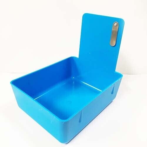 Sky Blue Dental Lab Pan w/ Stainless Steel Clip 20pk 7" x 5¾" x 2½ ...