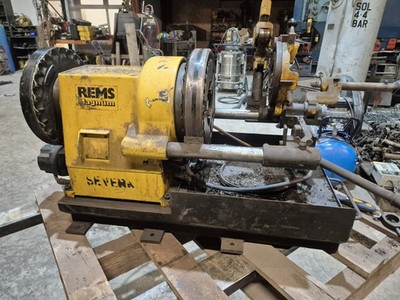 Rems Magnum Pipe Threading and Cutting Machine 110v. Pipe threader with ...