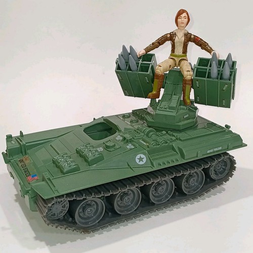 Vintage 1983 GI Joe Wolverine Armored Missile Vehicle & Cover Girl ...