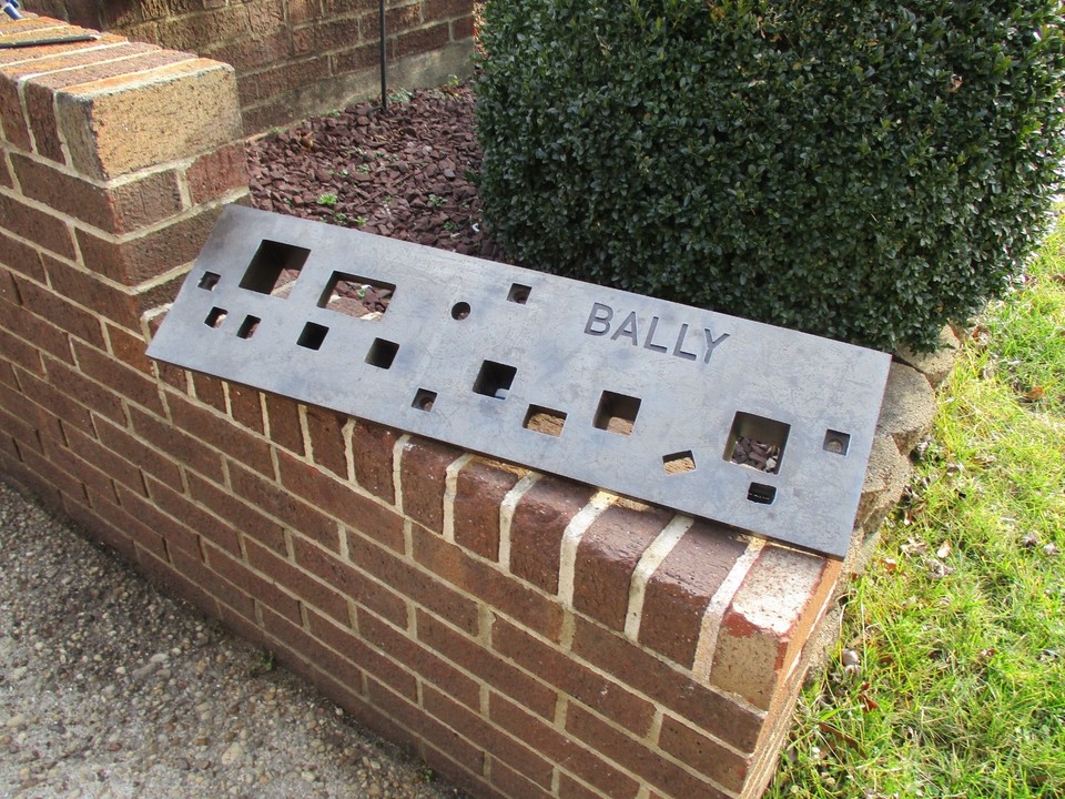 MINT "BALLY" Stake Holding Plate Tinsmith Blacksmith Armorer Sheetmetal ...