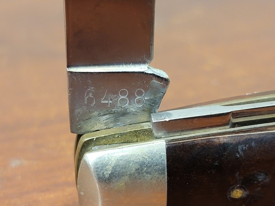 Vintage Case XX USA 6488 Pretty Redbone Large Congress Knife 6-dot 1974 ...