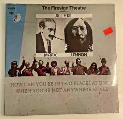 The Firesign Theatre Presents All Hail Marx Lennon Great, Rare Vinyl LP ...