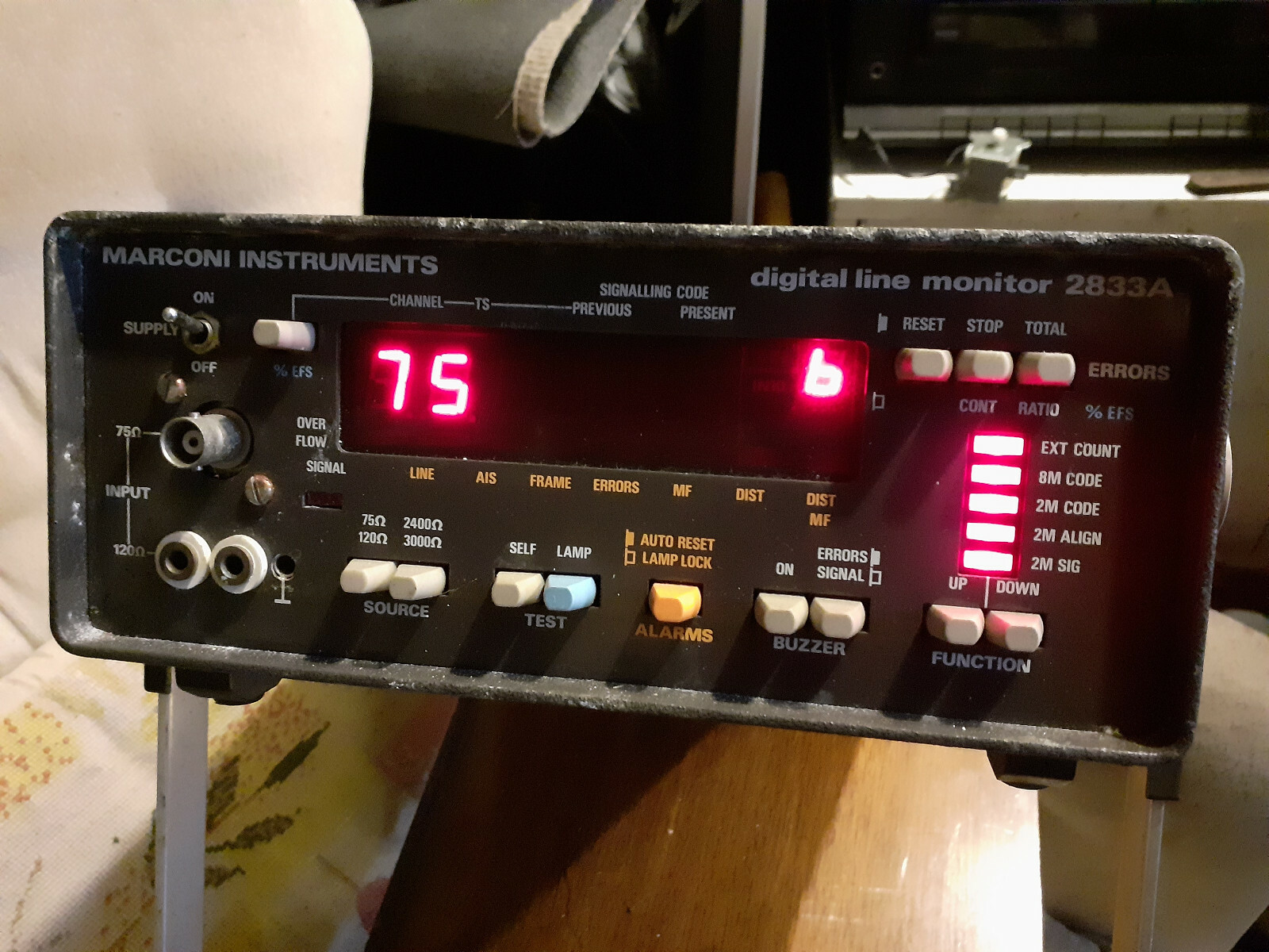 MARCONI INSTRUMENTS DIGITAL LINE MONITOR 2833A [with handle] | eBay UK