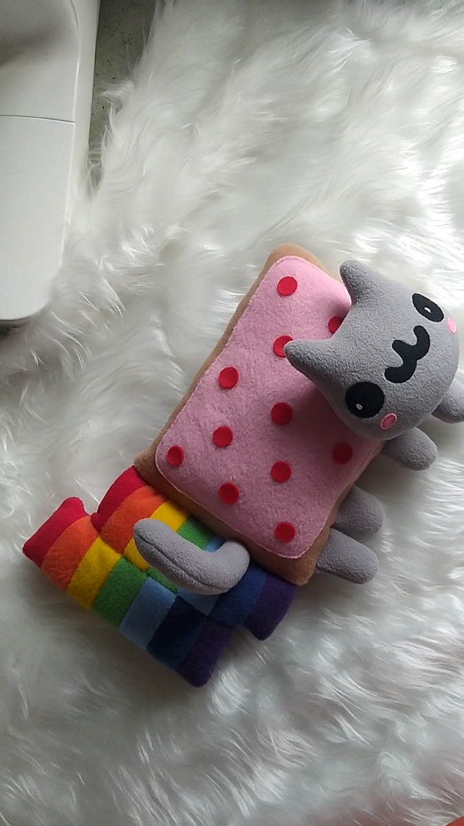 Nyan Cat Tuar Ceatha Nyan Cat Watercolor Greeting Card By Olga