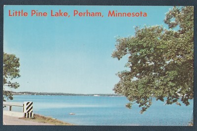 LITTLE PINE LAKE PERHAM MINNESOTA VINTAGE POSTCARD | eBay