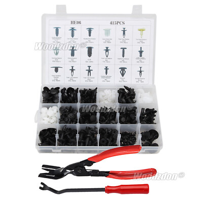 415pcs 18 Size For Ford Trim Clip Retainer Panel Bumper Fastener Kit ...