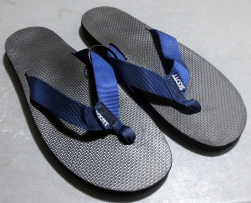 SCOTT HAWAII 4100 MAKAHA Sandal Thong Flip-Flop - Men's 14 - BLUE - NEW ...