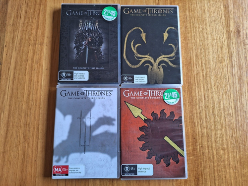 Game Of Thrones DVD Bundle Seasons 1 - 4 - OZ SELLER 9325336162811 | eBay