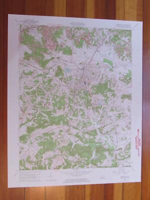 Greenville Kentucky 1964 Original Vintage USGS Topo Map | eBay