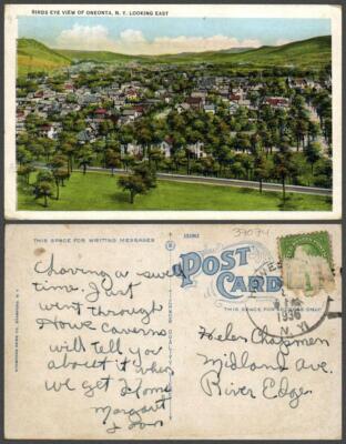 NEW YORK Oneonta VINTAGE POSTCARD | eBay