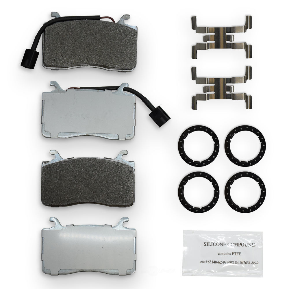 Disc Brake Pad Set-Premium Galvanized Disc Brake Pads NRS Brakes NS2052 ...