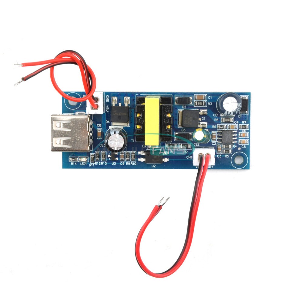 DC 28~120V to 5V 1A Isolated Step-Down Buck Converter USB Power Supply ...
