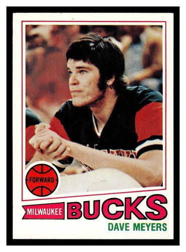 1977 TOPPS BASKETBALL DAVE MEYERS #76 MILWAUKEE BUCKS HIGH GRADE ...