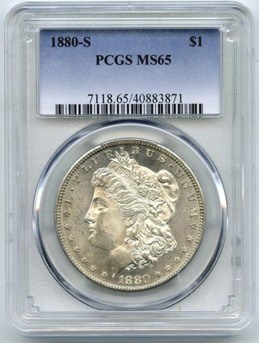 1880-S Morgan Silver Dollar PCGS MS 65 Certified - San Francisco Mint - C745 | eBay