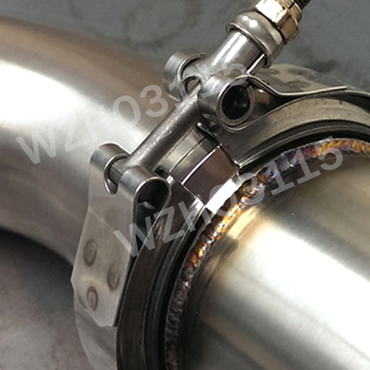 Wastegate Downpipe Clamp 2.5" (63mm) Stainless Steel V-Band Clamp ...