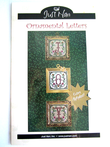Just Nan- Chart Ornamental Letters. Entire Alphabet | eBay