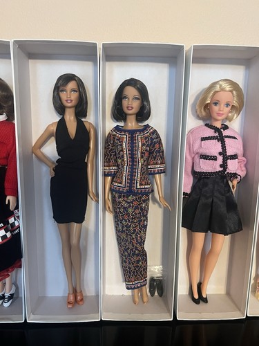 Lot Of 9 Collectible Barbie Dolls | eBay