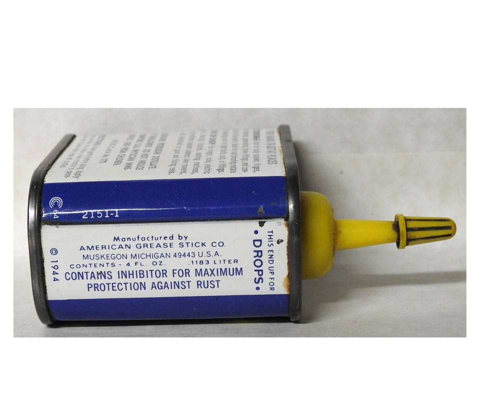 Vintage 1944 Door-Ease Dripless Oil Handy Oil Oiler Tin/Can – Variation ...