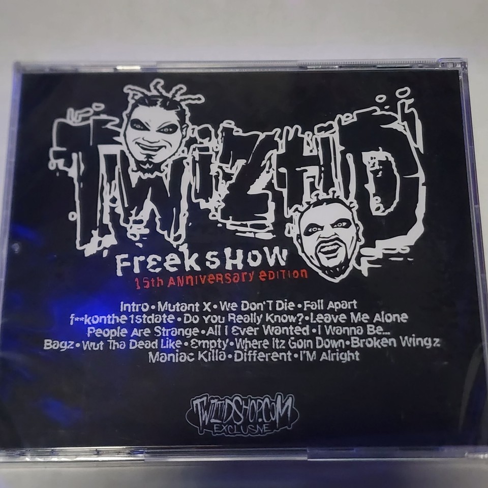 TWIZTID: FREEK SHOW CD 15TH ANNIVERSARY EDITION ICP JUGGALO Insane ...