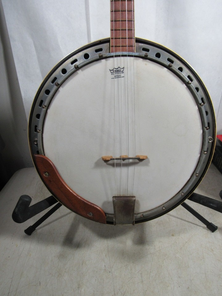 Vintage/Antique 1950s Silvertone Roscoe Holcomb Style Tenor Banjo | eBay