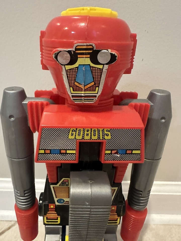 Vintage GoBots Rogun Cap Gun Rifle Figure 1984 Arco Toy Gun Transformer Red 14" | eBay