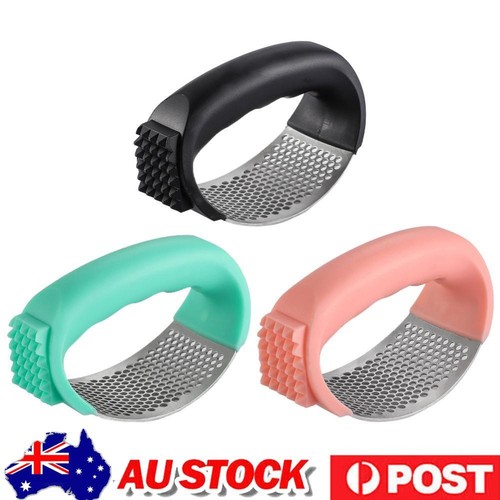 Kitchen Stainless Steel Garlic Presser Ginger Chopper Crusher Kitchen ...