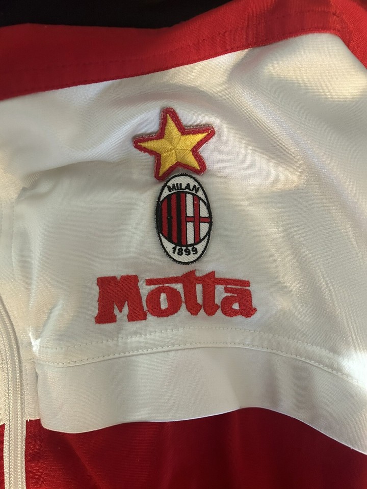 AC MILAN 1993 1994 JACKET VINTAGE ACM FOOTBALL SOCCER MENS LOTTO SIZE M ...