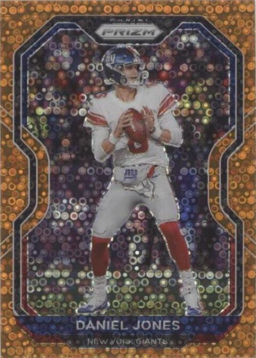 2020 Panini Prizm - Daniel Jones #158 Orange Disco Prizm for sale ...