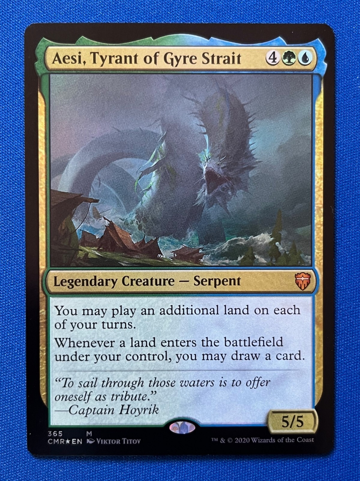 Aesi, Tyrant of Gyre Strait - NM - Near Mint - Foil - MTG: Magic the ...