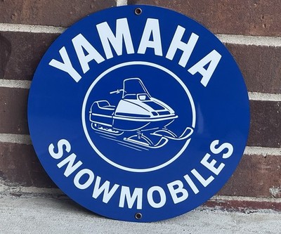 12 Inch Yamaha Snowmobiles metal sign Advertising | eBay