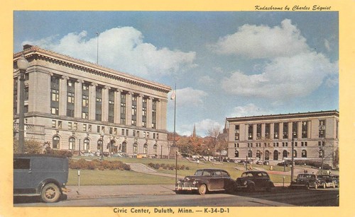 DULUTH, Minnesota MN ~CIVIC CENTER County Court House~City Hall VINTAGE ...