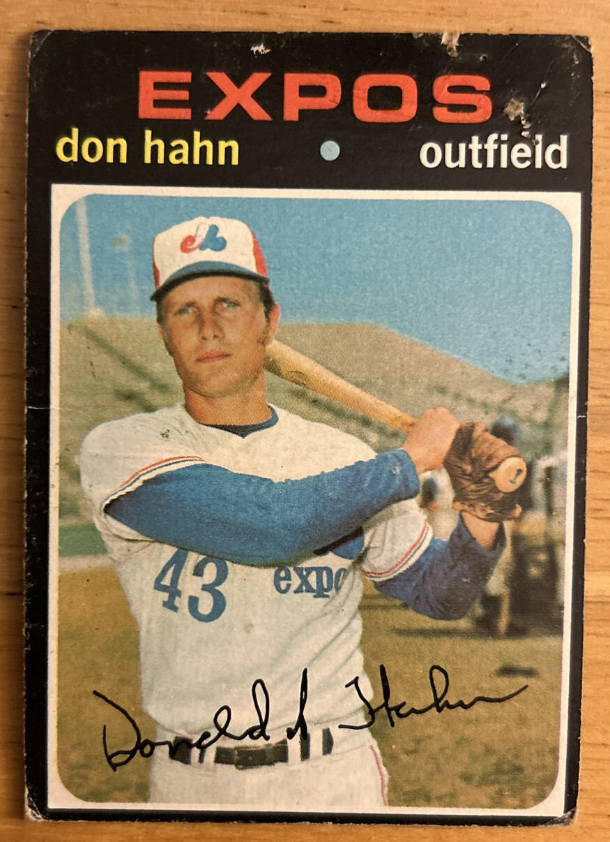 1971 Topps Don Hahn Baseball Card #94 (Hit .339 Avg, 1969) Expos OF Poor O/C | eBay