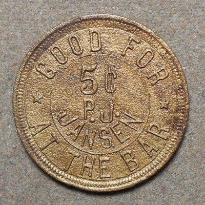 C720 Green Bay WI: P.J. Jansen, Good For 5c At The Bar Geo. Kuehl ...