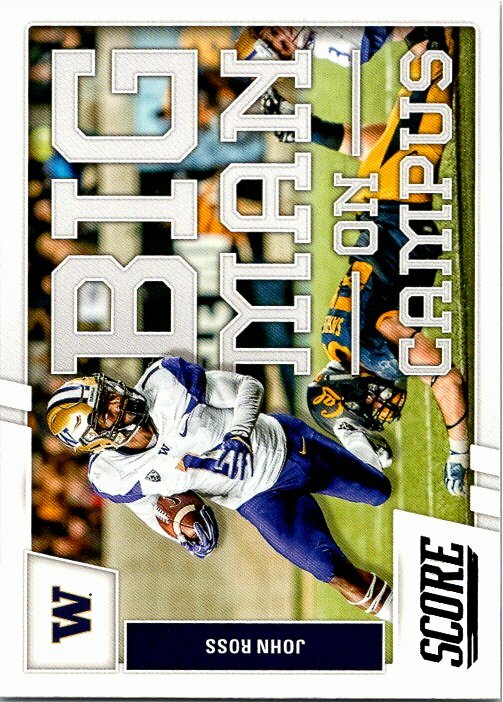 2017 Score Big Man On Campus Football Card #1 John Ross | eBay