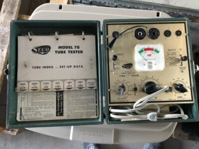 Vintage Seco Model 78 Tube Tester | eBay
