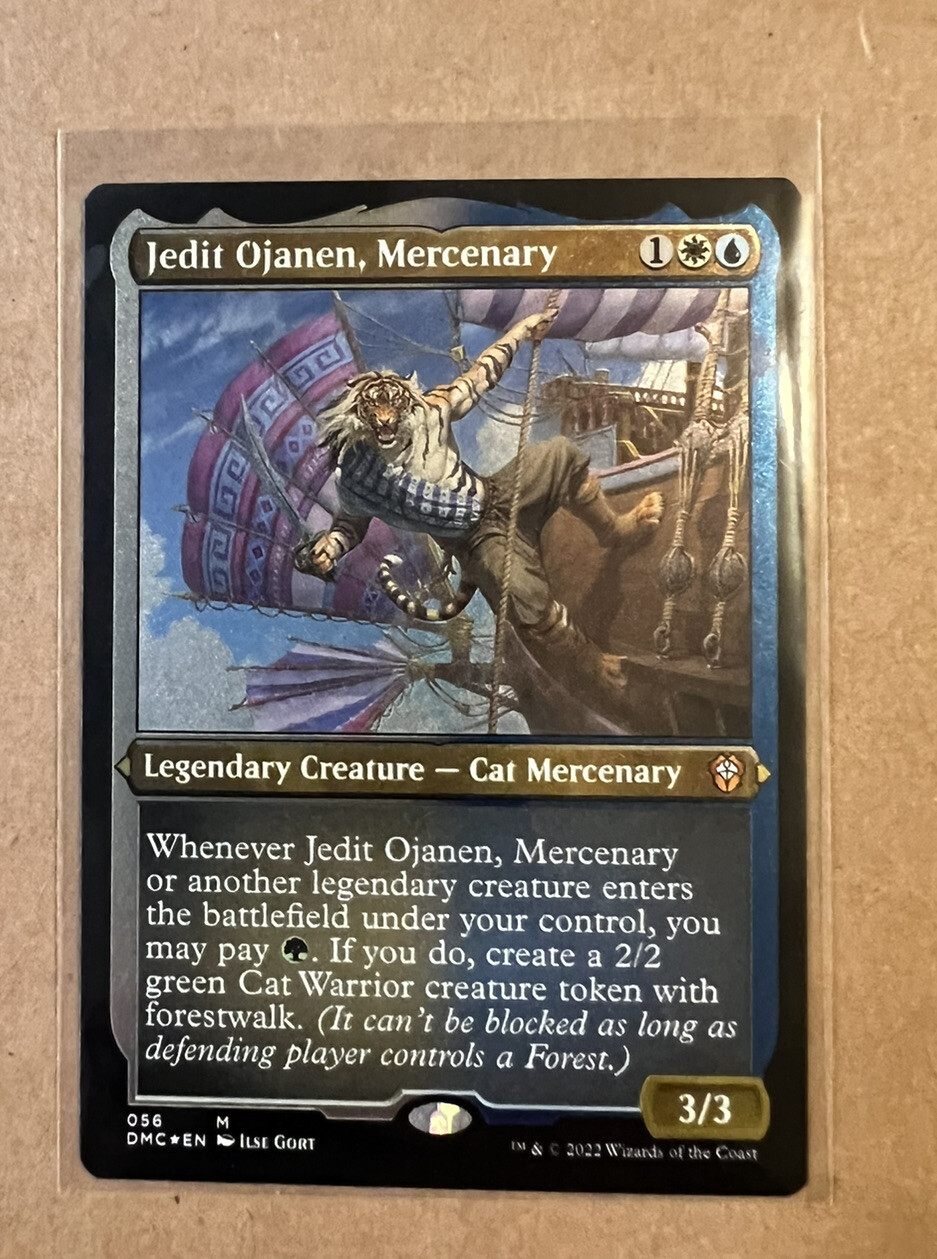 MTG Jedit Ojanen, Mercenary Commander: Dominaria United 056 Foil Mythic ...