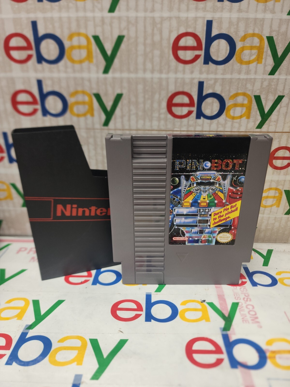 Pinbot (Nintendo Entertainment System, 1990) game + Manual. Tested ...
