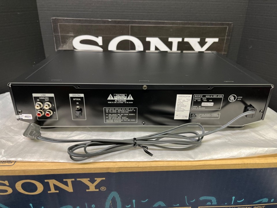 _-NEW-NOS!-_ Sony Minidisc MDS-JE320 Home Recording Mini Disc Deck | eBay