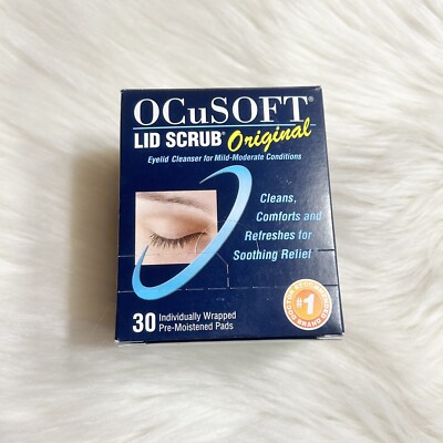 OCuSOFT Lid Scrub Original Pre-Moistened Pads for Irritated Eyelids EXP ...